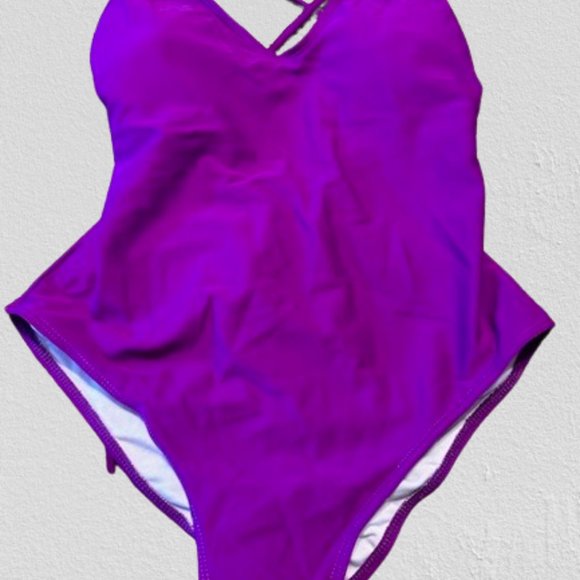 Swim | Purple 1 Piece Swimsuit | Poshmark
